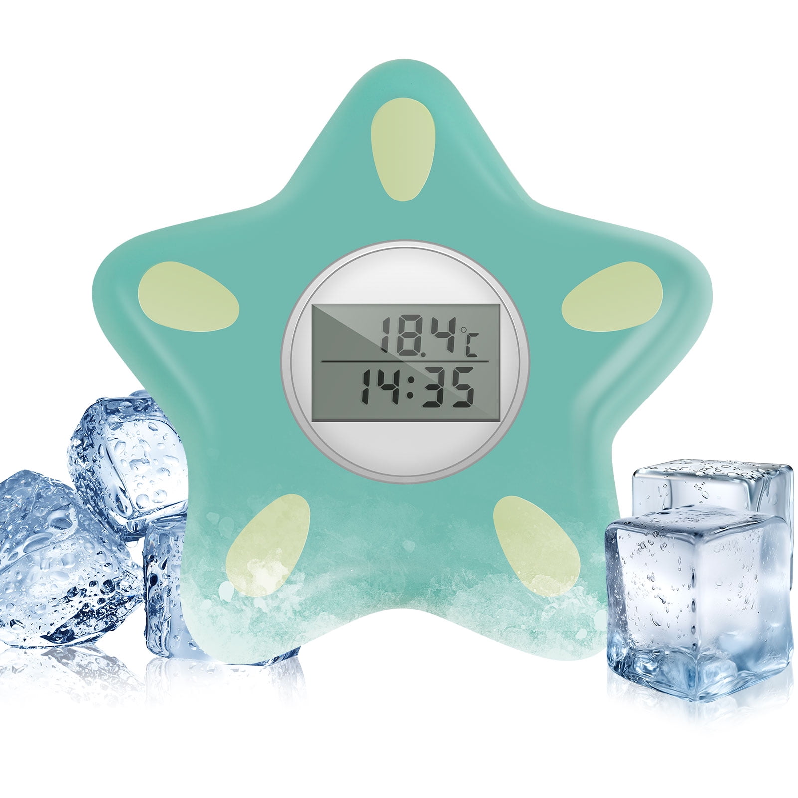 Plastic 4 in 1 Ice Bath Thermometer With Timer Waterproof Smart Cold ...