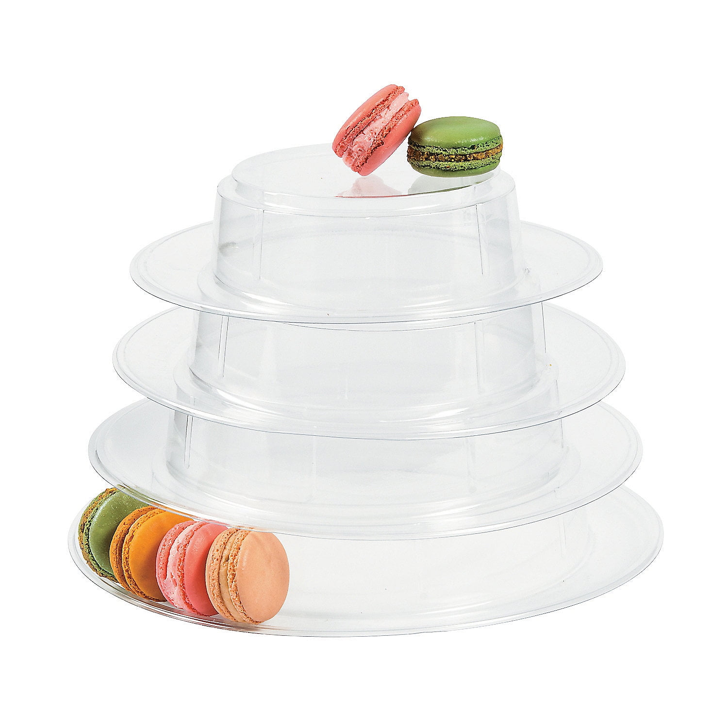 Plastic 4-Tier Macaroon Stand - Party Supplies - 1 Piece - Walmart.com