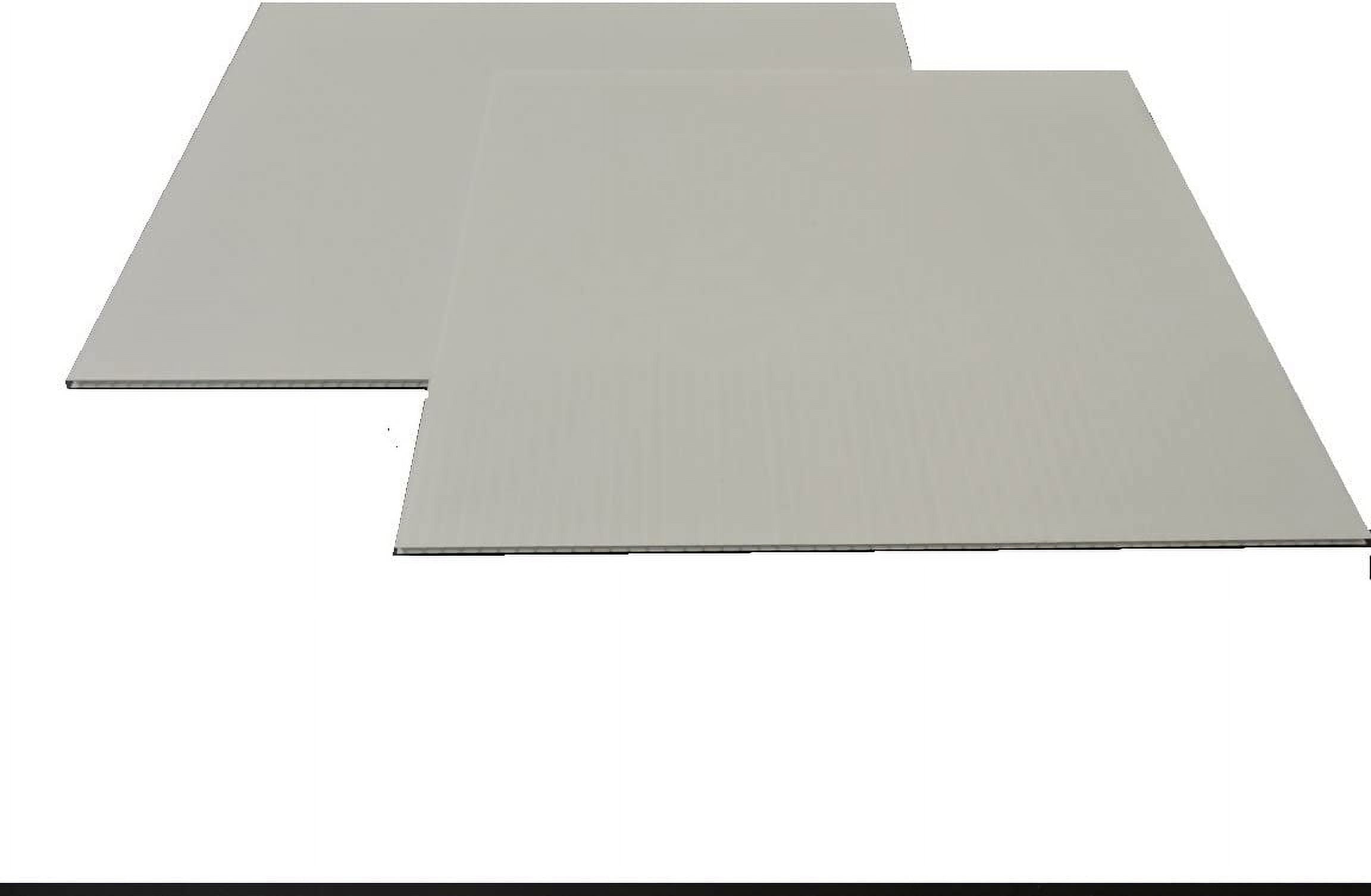 Plastic 4mm White Boards - 24"x36" (10 Sheets) - Walmart.com