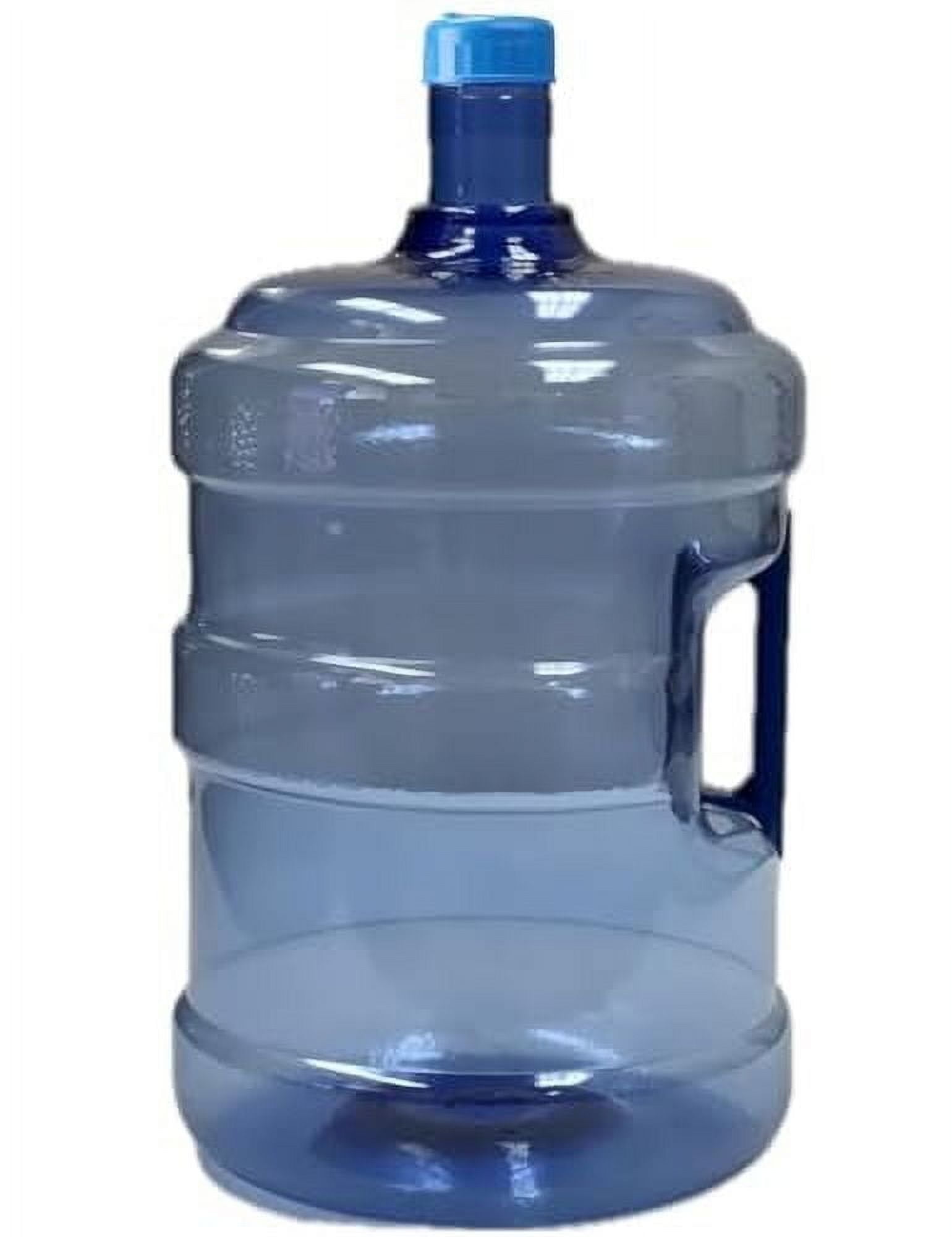Plastic 5 Gallon Water Bottle, PVC Material, Blue, Reusable Drinking ...