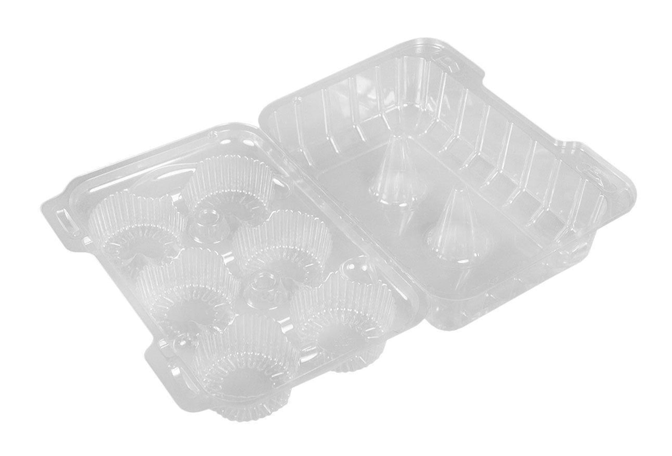 Plastic - 6 Cavity Cupcake Carrier - 6ct - Walmart.com