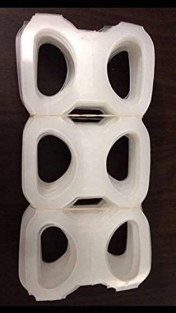 Plastic 6 (Six) Pack Rings for 12 Ounce / Soda Cans 200 Count New ...