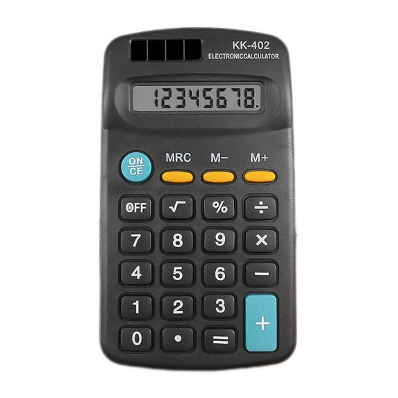 Plastic 8-Digit Display Desktop Calculator for Classroom and Exam Use ...