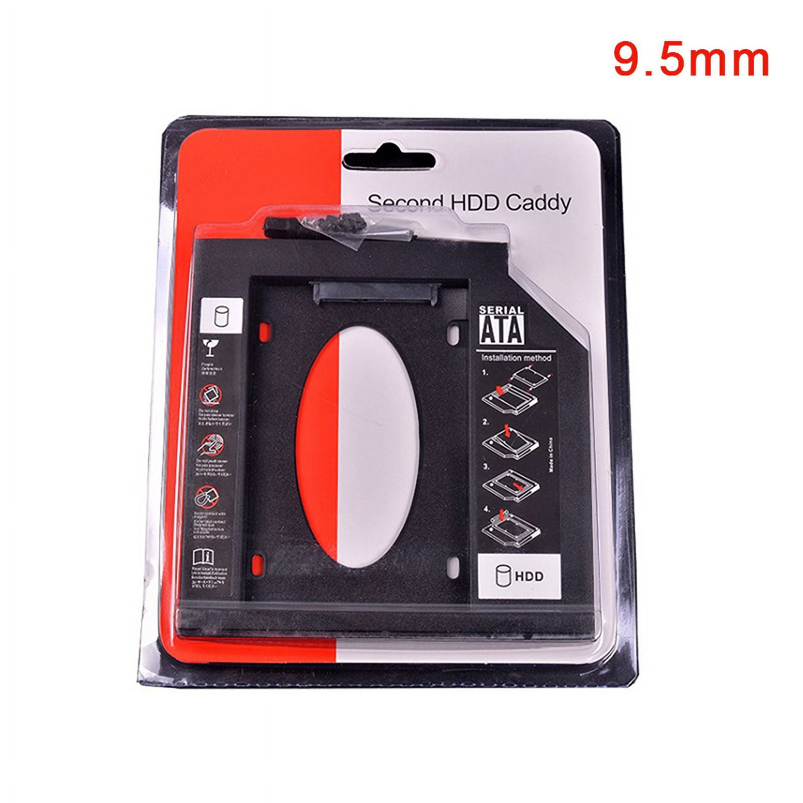 Plastic 9.0mm 9.5mm 12.7mm HDD Caddy SATA 3.0 Hard Disk Drive SSD Case ...