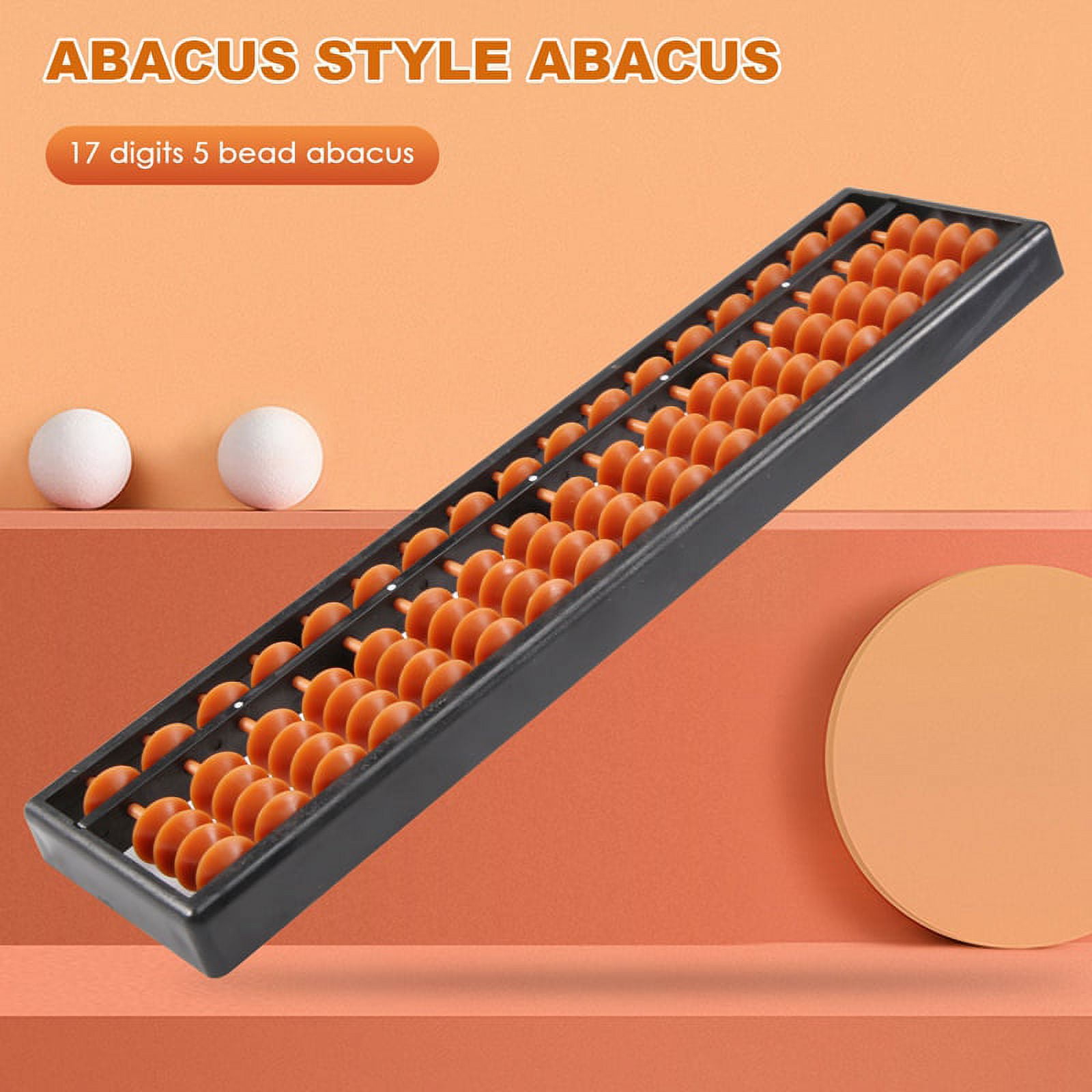 Plastic Abacus Arithmetic Abacus Kids Calculation Tool 17 digits ...