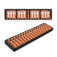 Plastic Abacus Arithmetic Soroban Kid's Calculating Tool 17 Digits Rods ...