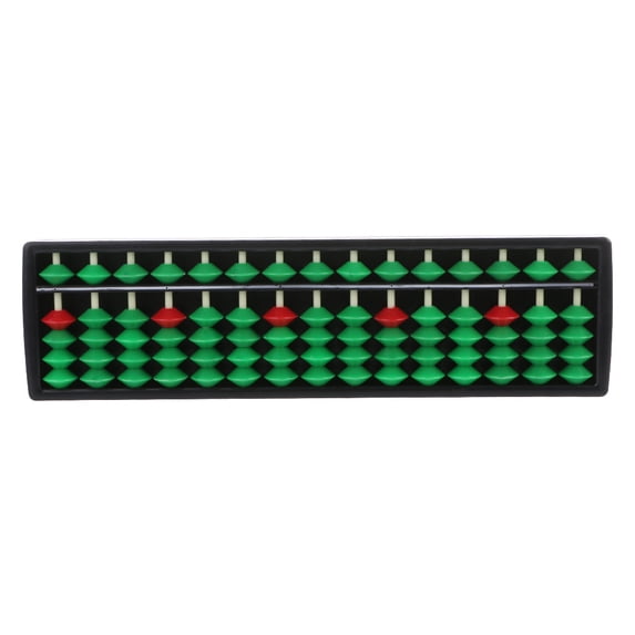 Plastic Abacus Soroban 15 Rods Beads Column School Learning Counting ...