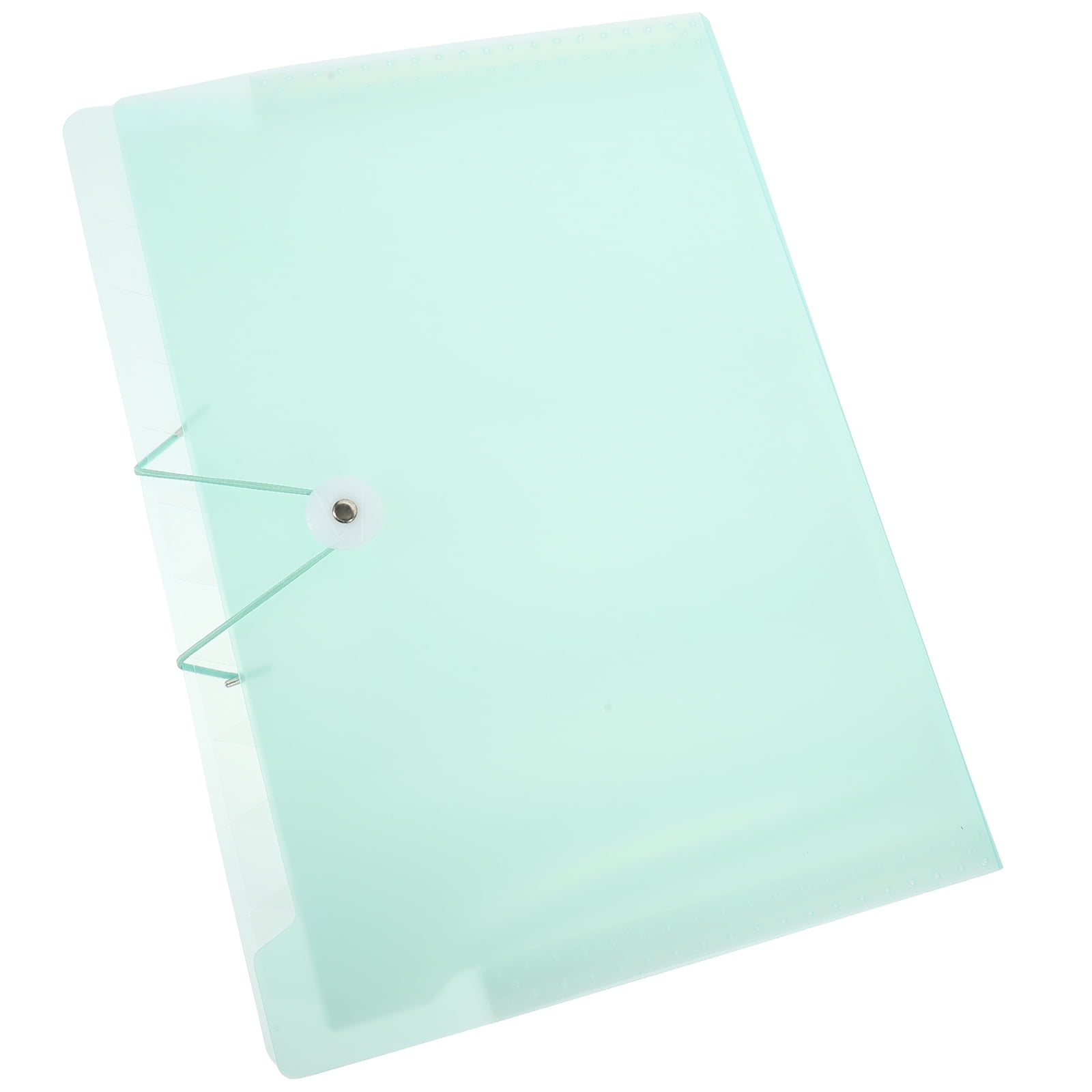 FENGGUIQU Green Plastic Accordion File Organizer Expandable Document ...