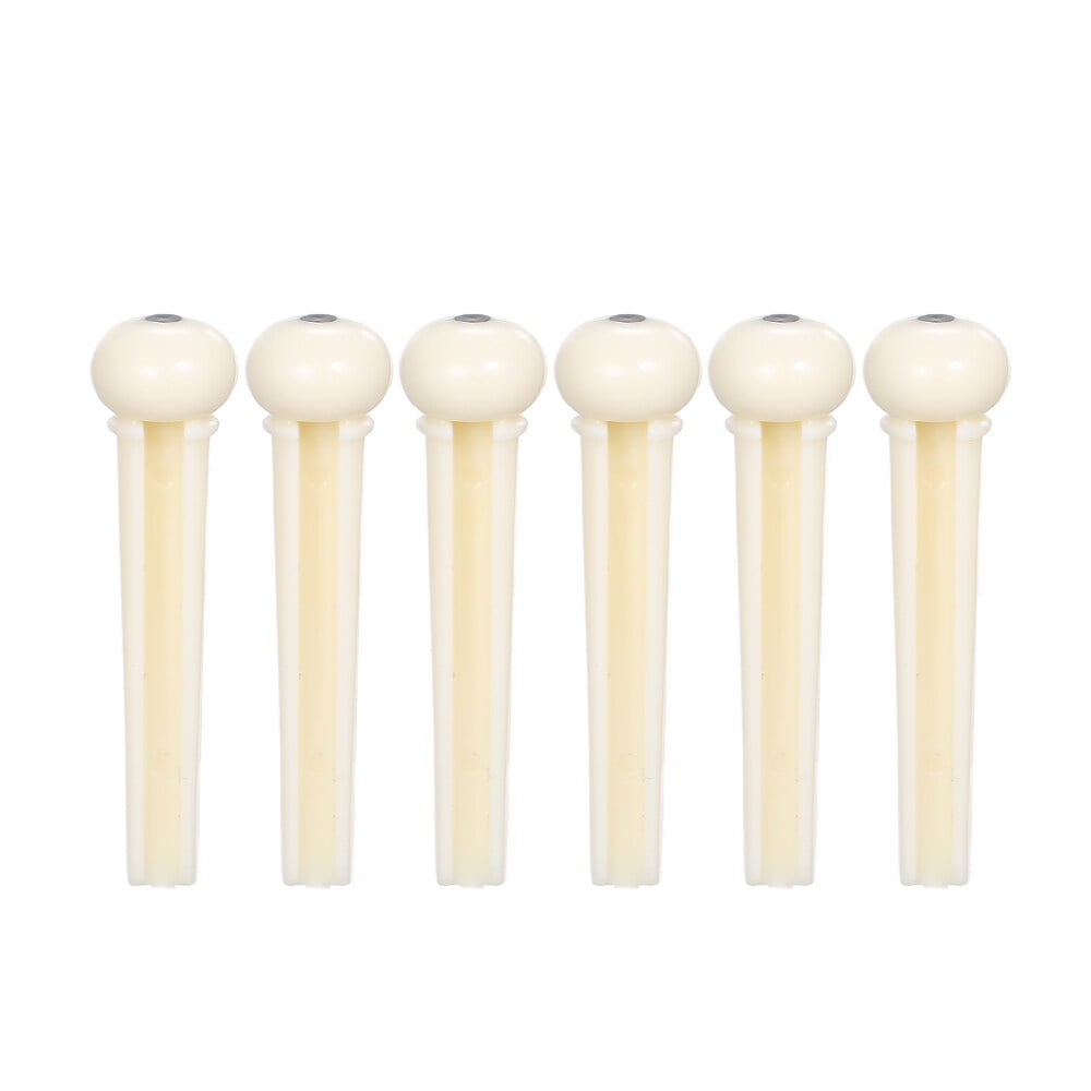 Plastic Acoustic Guitar Bridge Pin Bridge Saddle And Nut String Pin ...