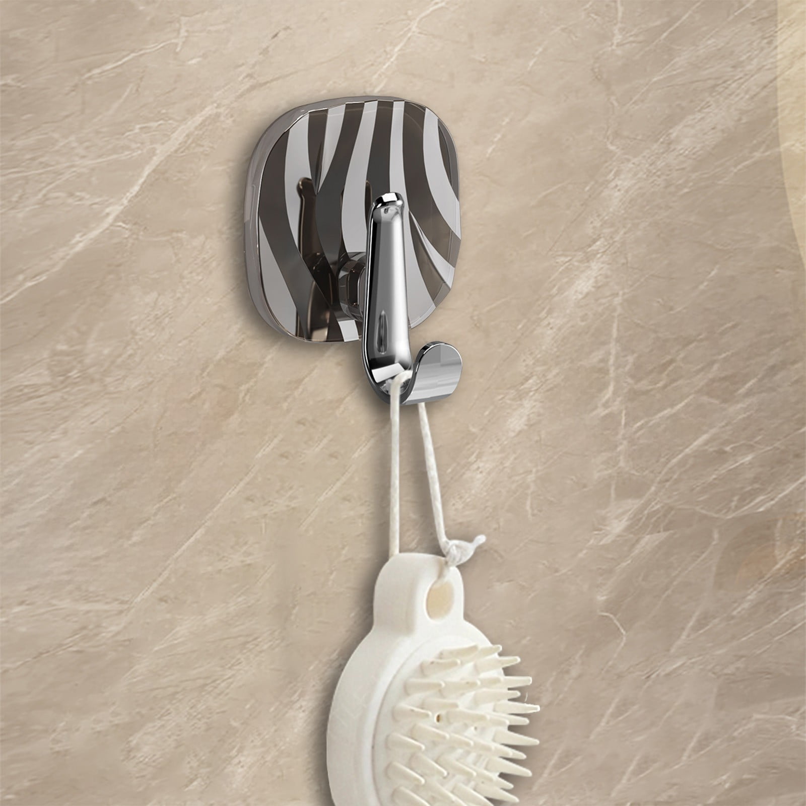 Plastic Adhesive Hook, Heavy Duty No Drill Hook, Removable Sticky ...