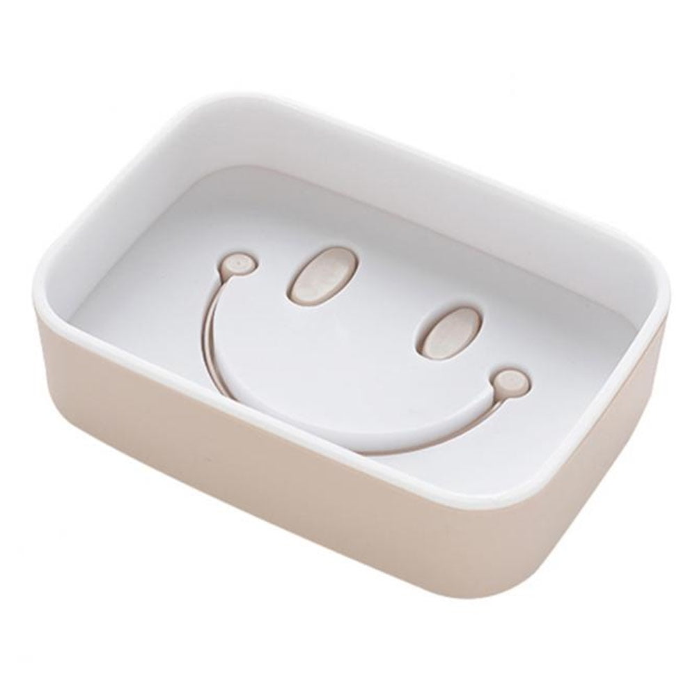 Estrela Plastic Adhesive Soap Dish Rack Detachable Double Layer ...