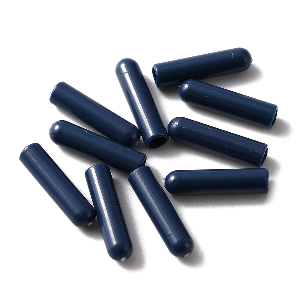 Plastic Aglets for Shoelaces Shoelace Tips Head Column Marine Blue ...