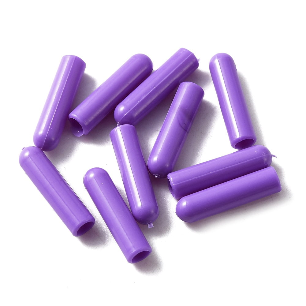 Plastic Aglets for Shoelaces Shoelace Tips Head Column Medium Orchid ...