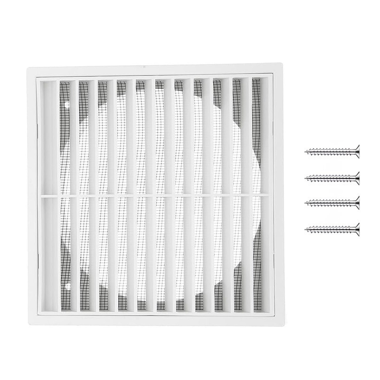 Plastic Air Outlet Vent Square Dryer Vents Cover with Screen Meshes ...