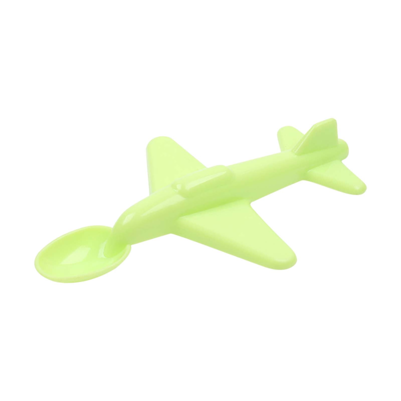 Plastic Airplane Shaped Spoon | Food Grade Material | Lightweight ...