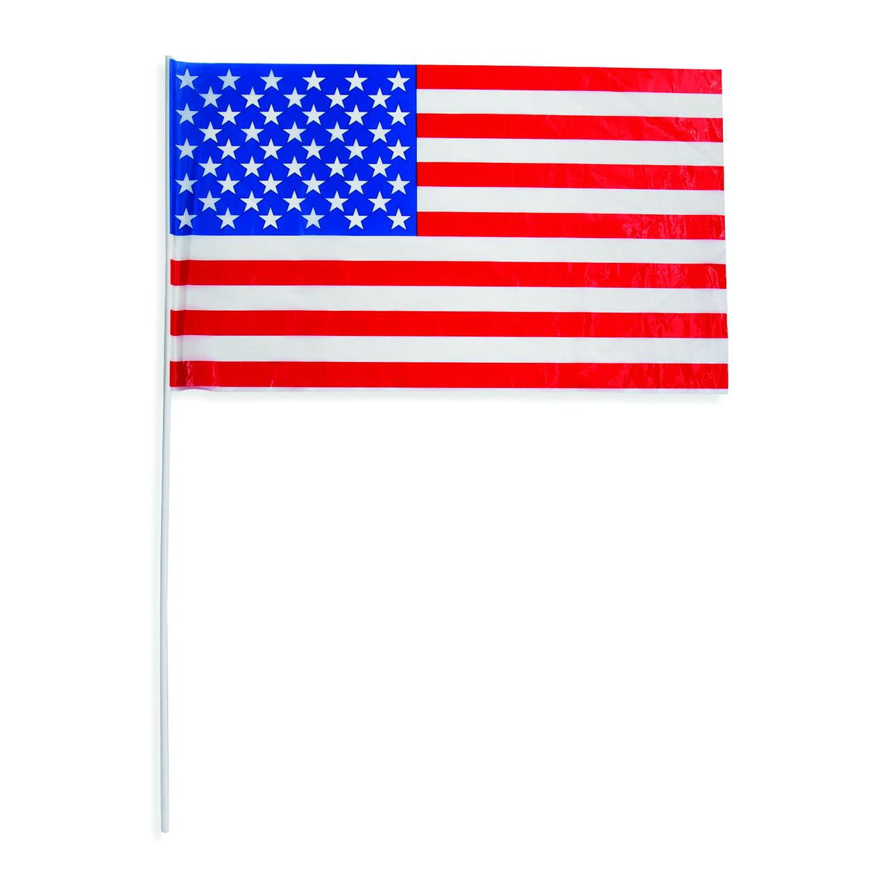 Plastic American Flags 6"X4")6 - Party Decor - 72 Pieces - Walmart.com