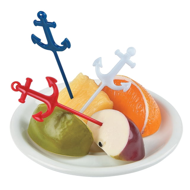 Plastic Anchor Picks (25Pc) - Party Supplies - 25 Pieces - Walmart.com