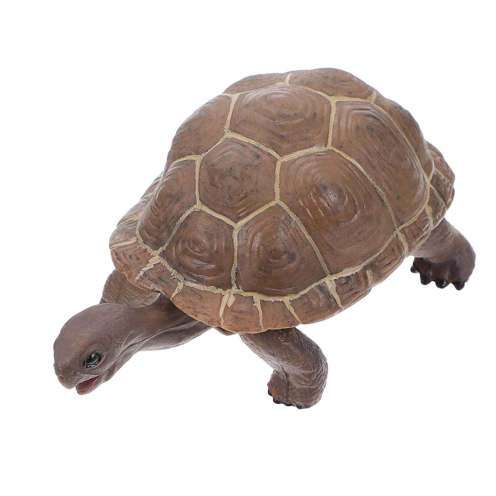 Raindrops Realistic Sea Creature Toys Tortoise Model Brown Plastic ...
