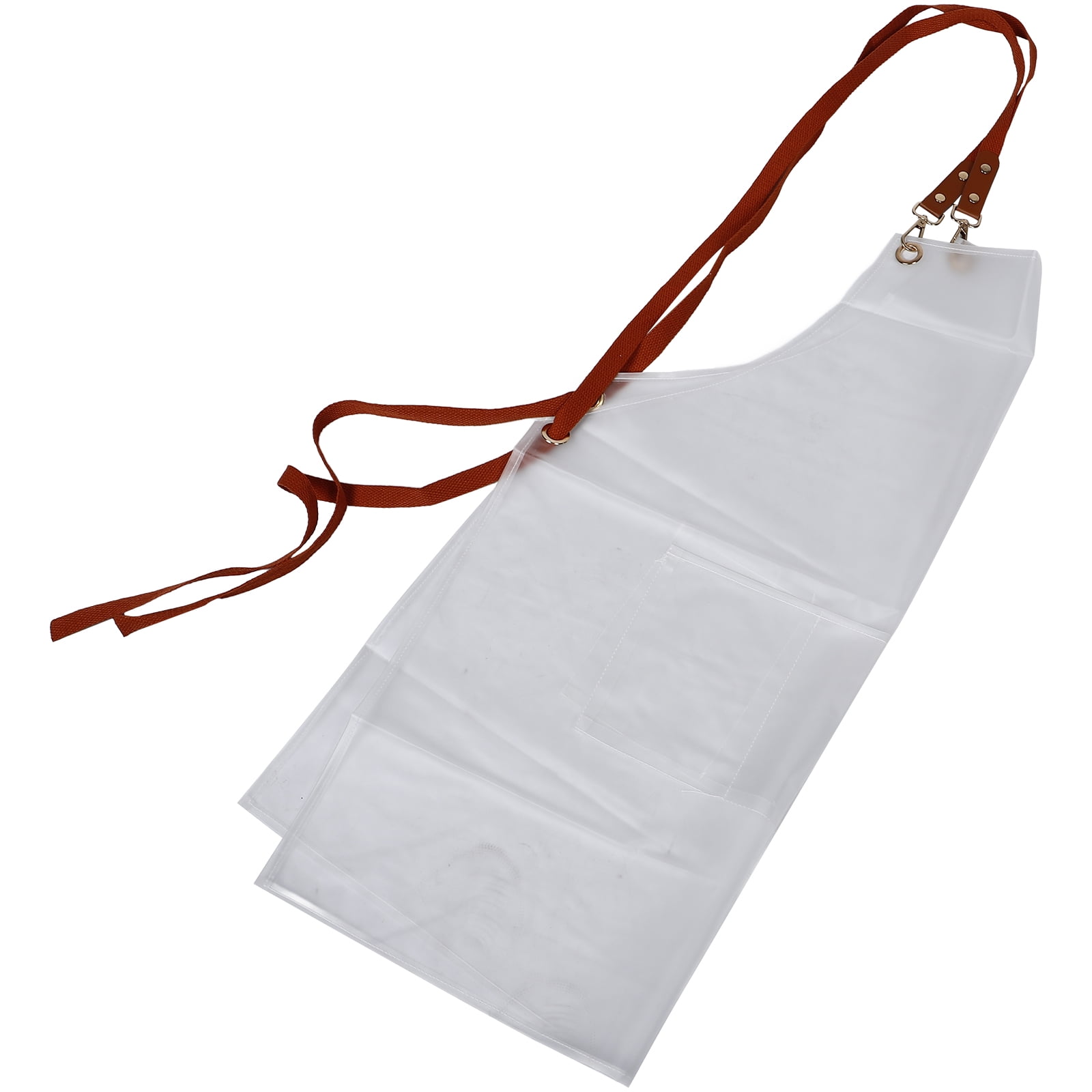 Plastic Apron Waterproof Transparent Apron With Pockets Hair Stylist ...