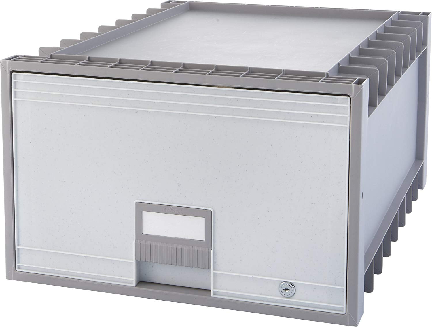 Plastic Archive Storage Box, Legal Size, 24-Inch Drawer, Gray - Walmart.com