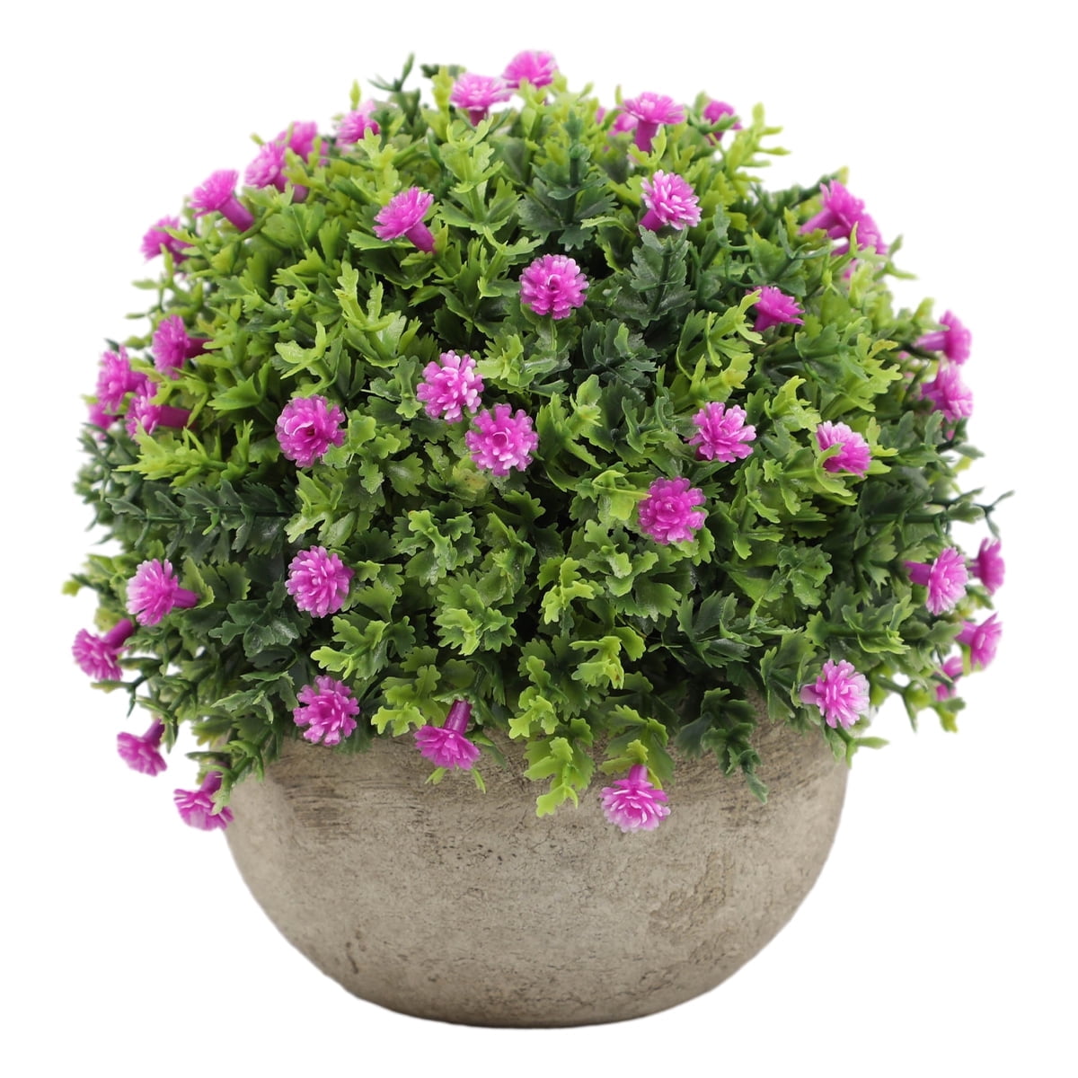 Plastic Artificial Plants Grass in Pot/Small Artificial Faux Greenery ...