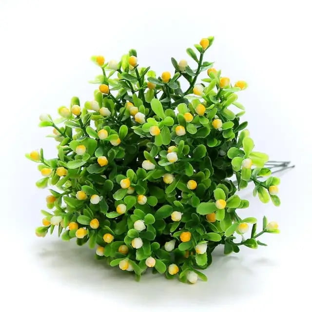 Plastic Artificial Shrubs Artificial Plant Flower Greenery For House ...