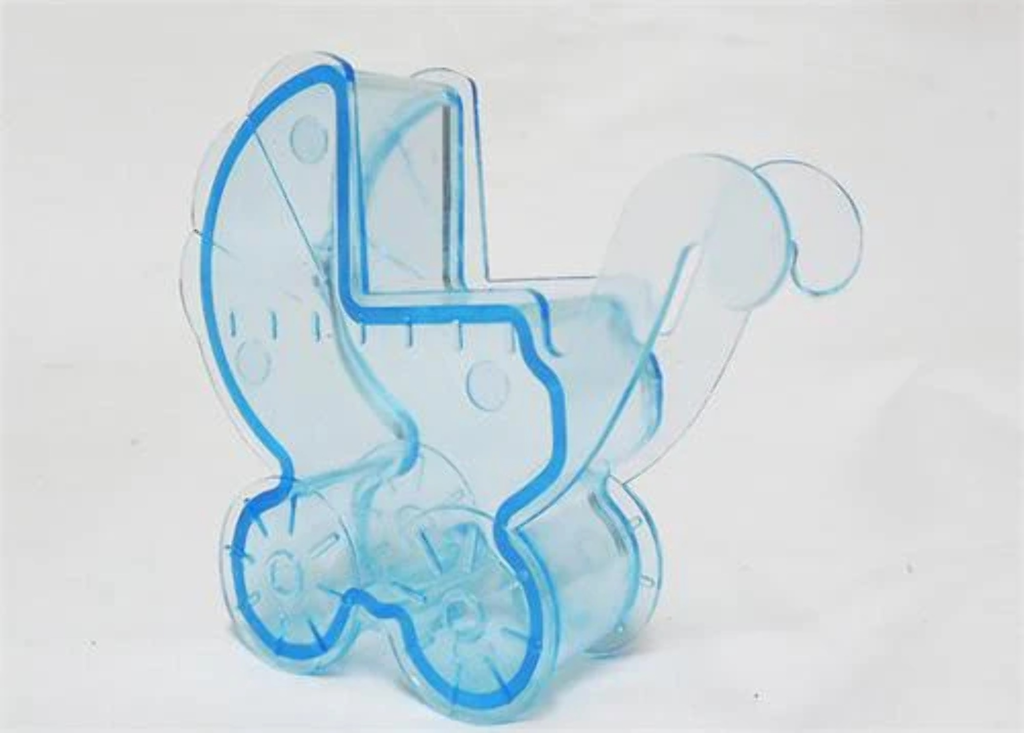 Plastic Baby Carriage Favor Box Clear Blue(12 Pieces) - Walmart.com