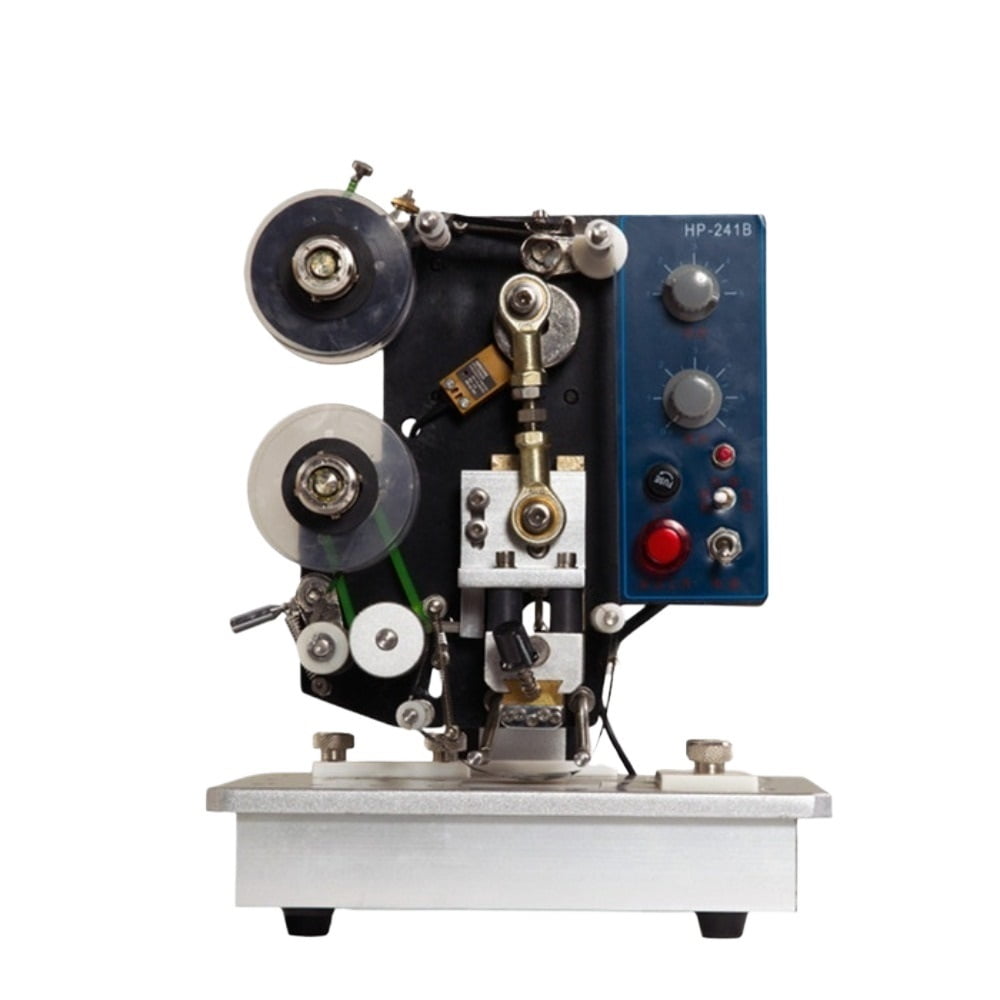 Plastic Bag Coding Machine Small Business Foil Color Ribbon Printer ...