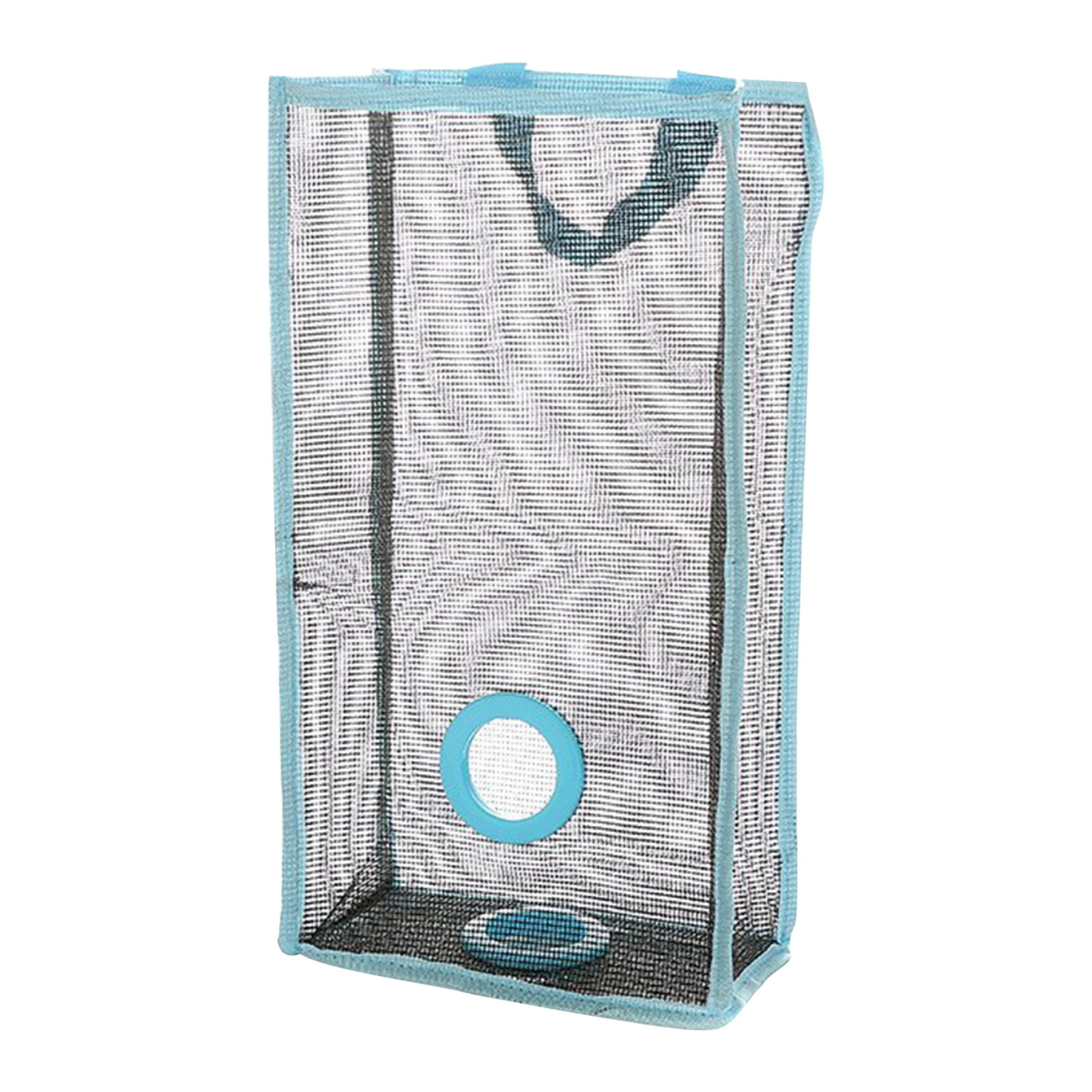 Plastic Bag Holder Trash Bags Storage Dispenser Organizer Blue, for ...