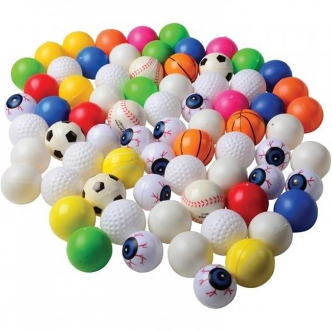 Plastic Ball Assortment Toy, Assorted Color - 72 Piece - Walmart.com