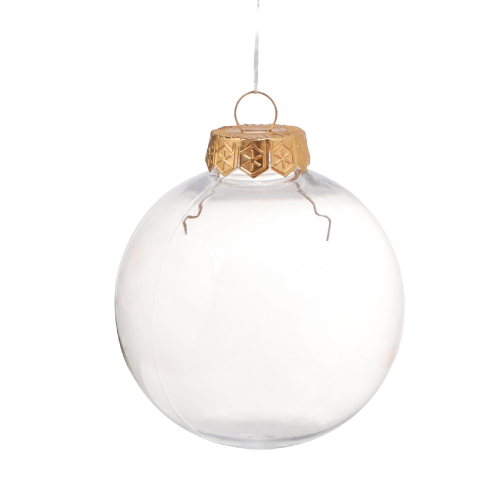 Plastic Ball Transparent Decorative DIY Decorations Smooth Surface ...