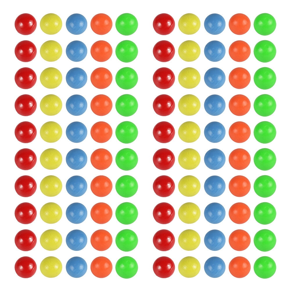 Plastic Balls 100Pcs Colored Plastic Balls Counting Balls For ...