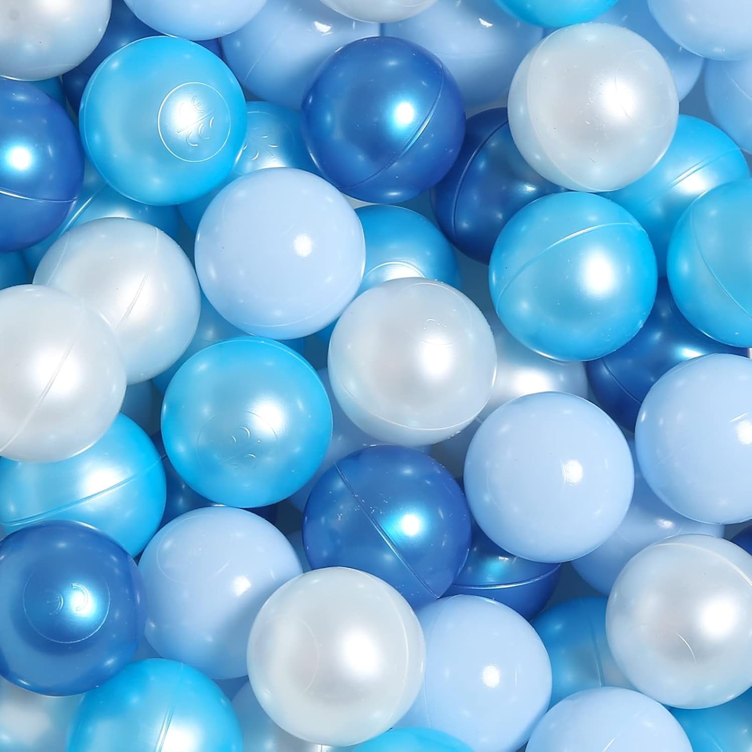 Plastic Balls for Ball Pits, Pack of 100 Hollow Balls, Perfect for ...
