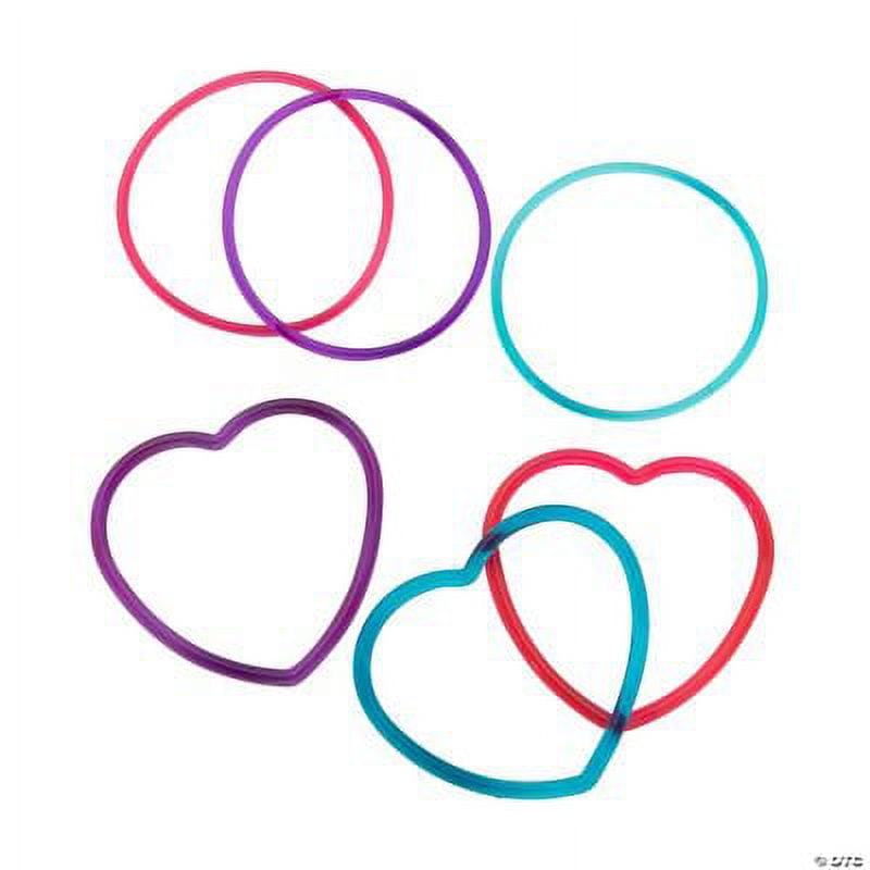 Plastic Bangle Bracelets, Birthday Party Supplies, 24 Pieces - Walmart.com