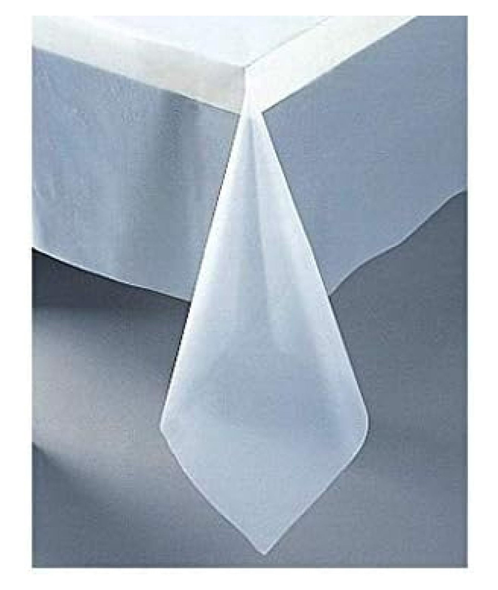 Plastic Banquet Disposable Table Cover Rolls - Translucent Clear 40 ...