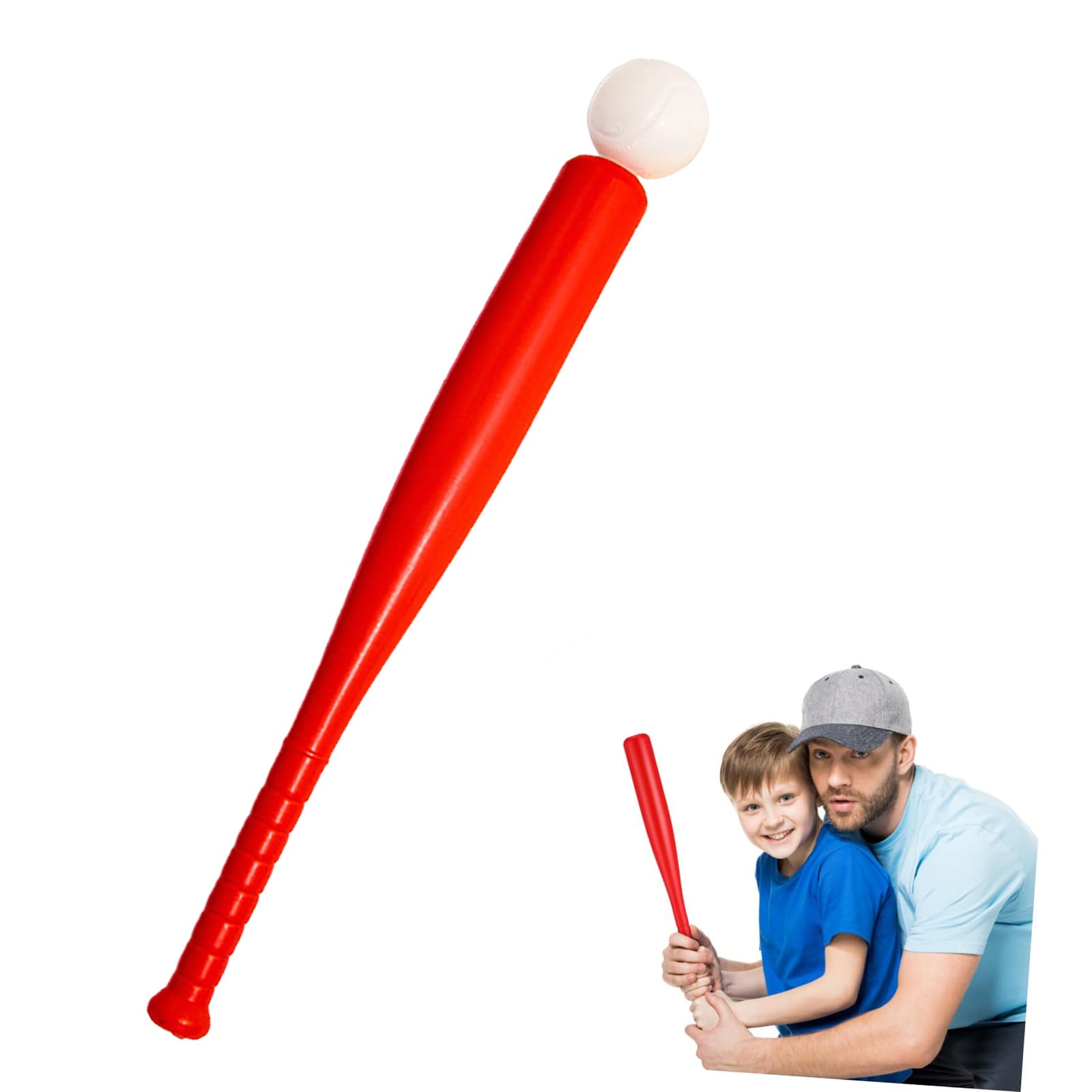 Plastic Baseball Bat + Ball Set - MLB Kids Plastic Bats - Lightweight ...