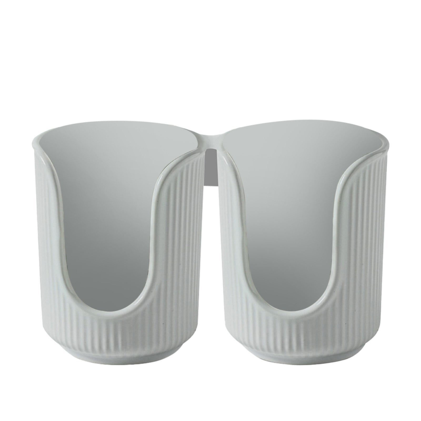 Plastic Bathroom Paper Cup Dispenser with Vertical Stripes, Smooth ...