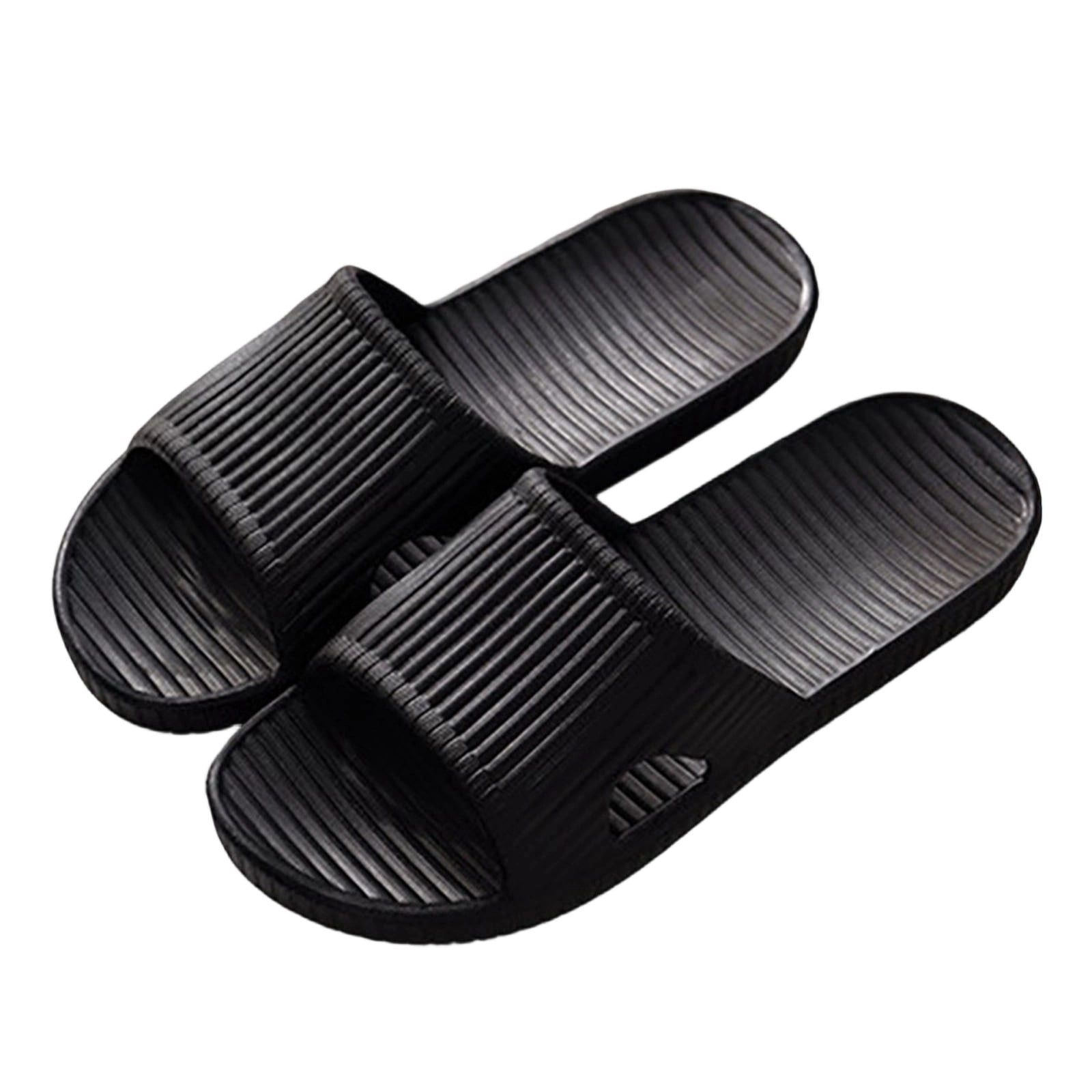 Plastic Bathroom Slippers for Travel Hotel Women & Men's Shower Sandals ...