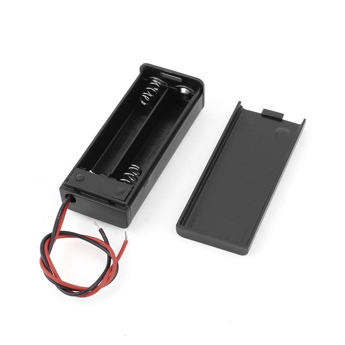 Plastic Batteries Holder Case Box ON/OFF Switch w Cover for 2 x 1.5V ...