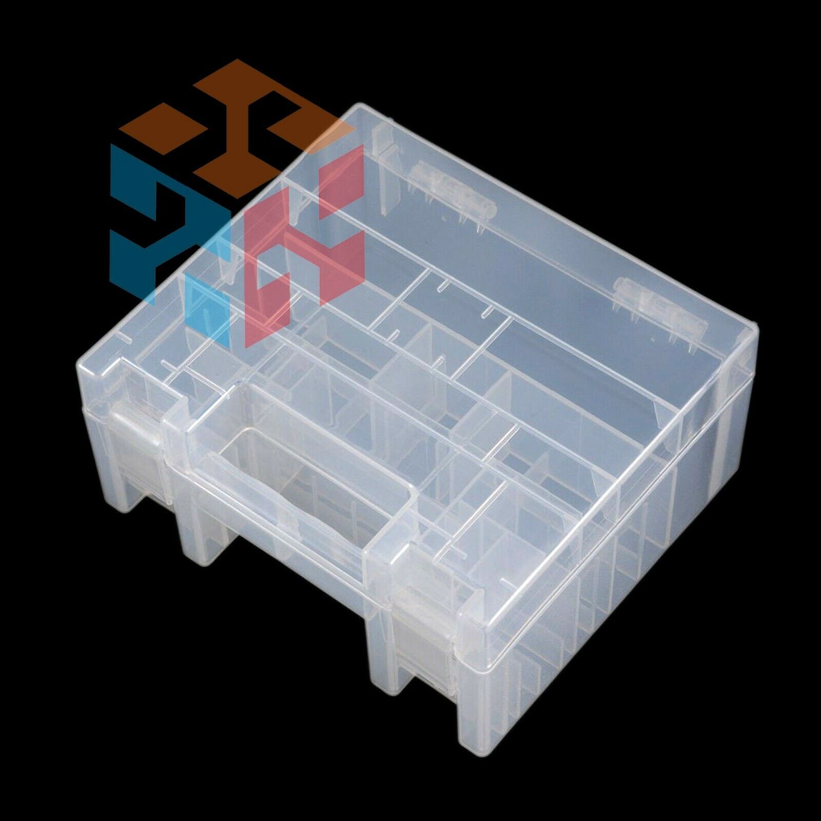 Plastic Battery Box Storage Case Holder Organizer for AA AAA C D 9V ...