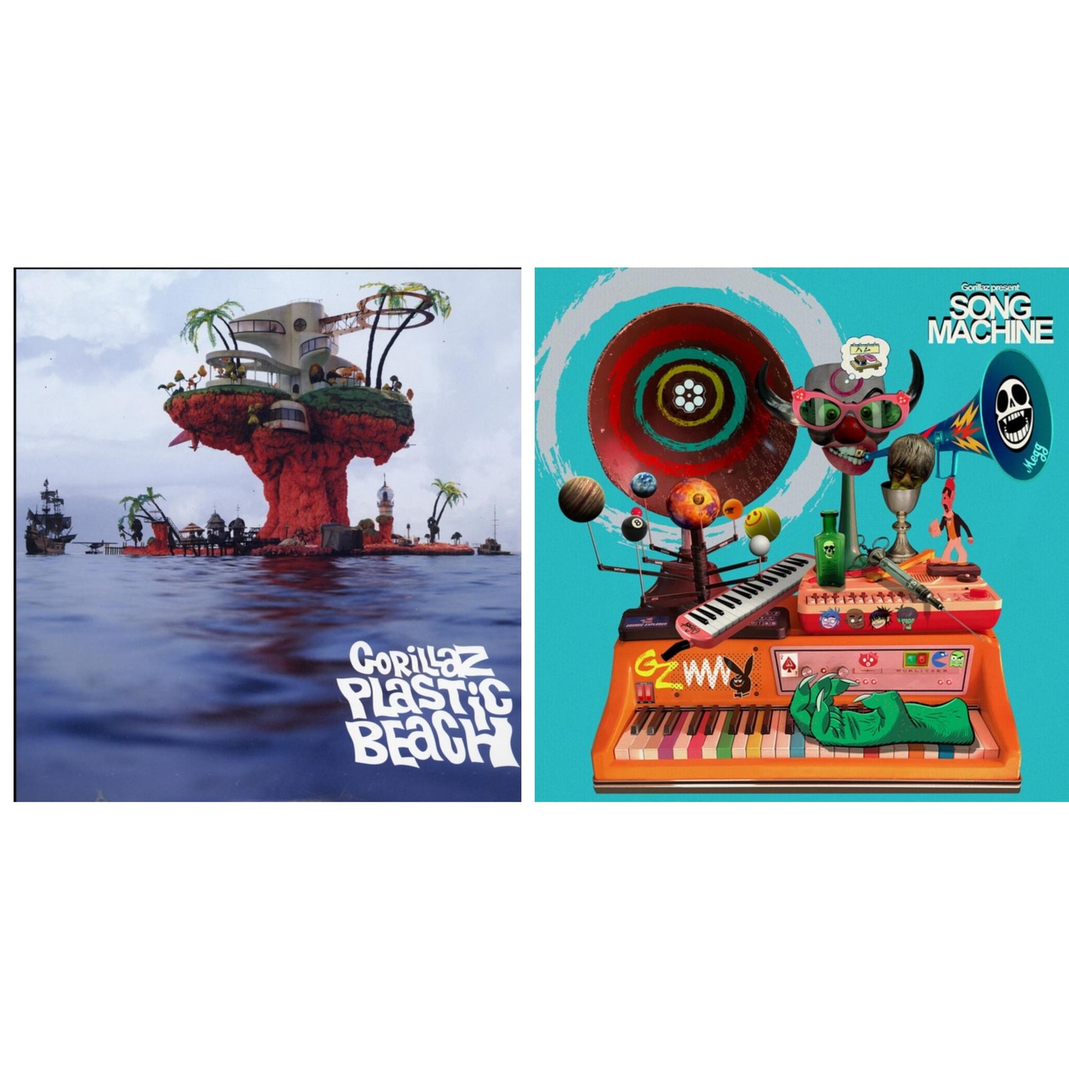 Plastic Beach (2LP) & Song Machine: Season One - Walmart.com