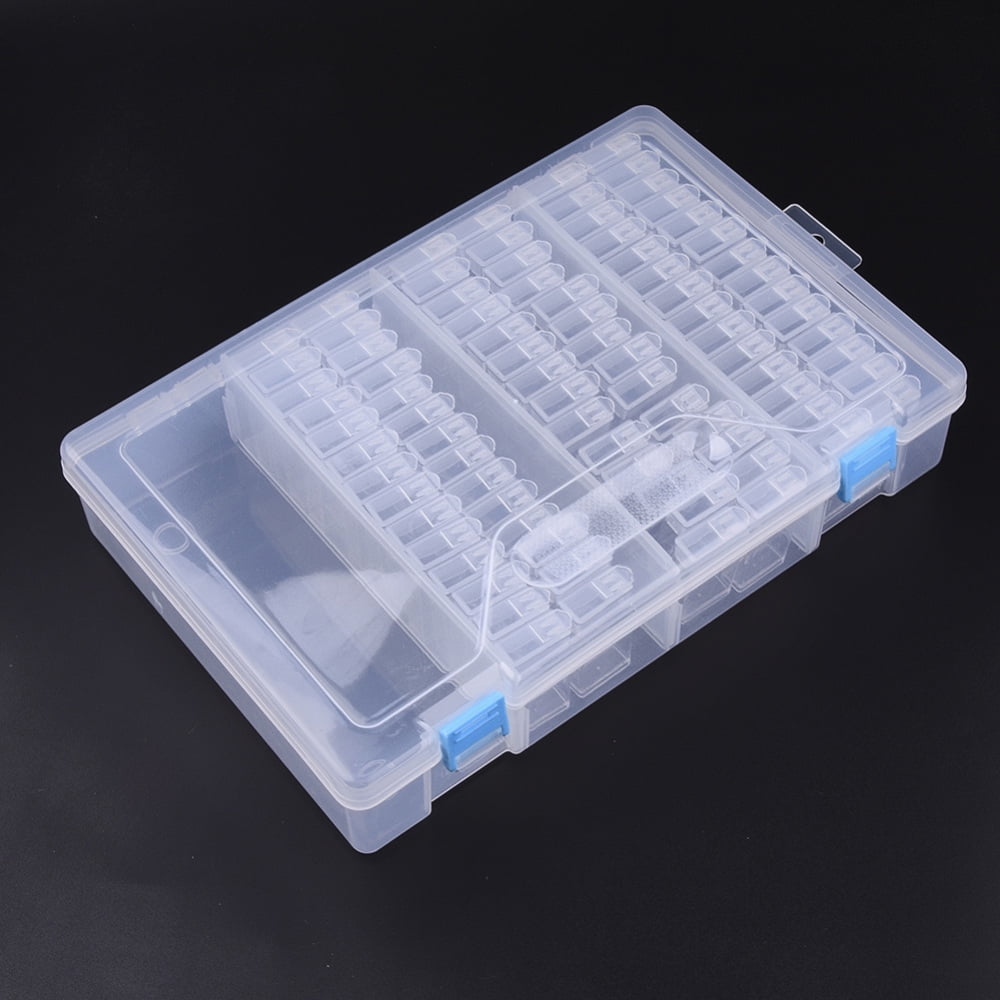 Plastic Bead Containers Flip Top Bead Storage For Seed Beads Storage ...