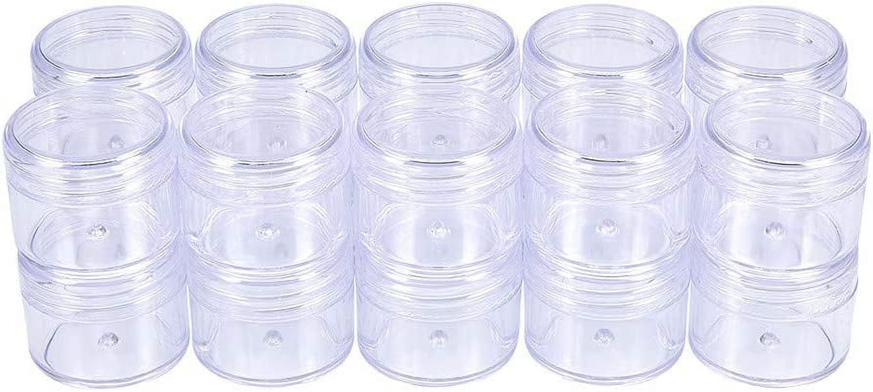 Plastic Bead Containers Seed Beads Containers Column Clear 4.3x3.6cm ...