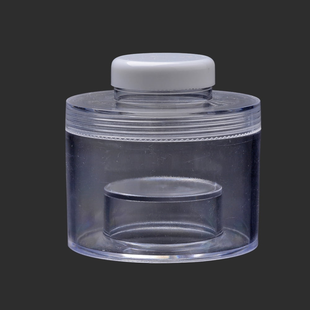Plastic Bead Storage Containers Column Clear 7x7cm Capacity: 18ml(0.6 ...