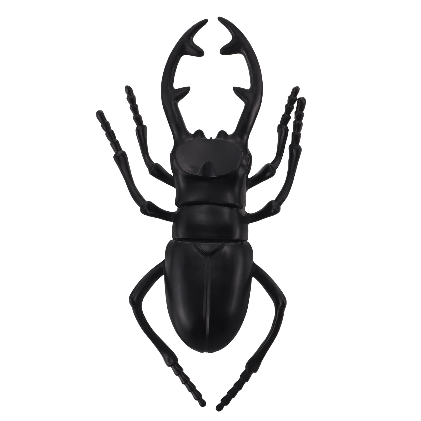 Raindrops Realistic Beetle Figure Black Plastic Children 1Pack 8.7x5 ...