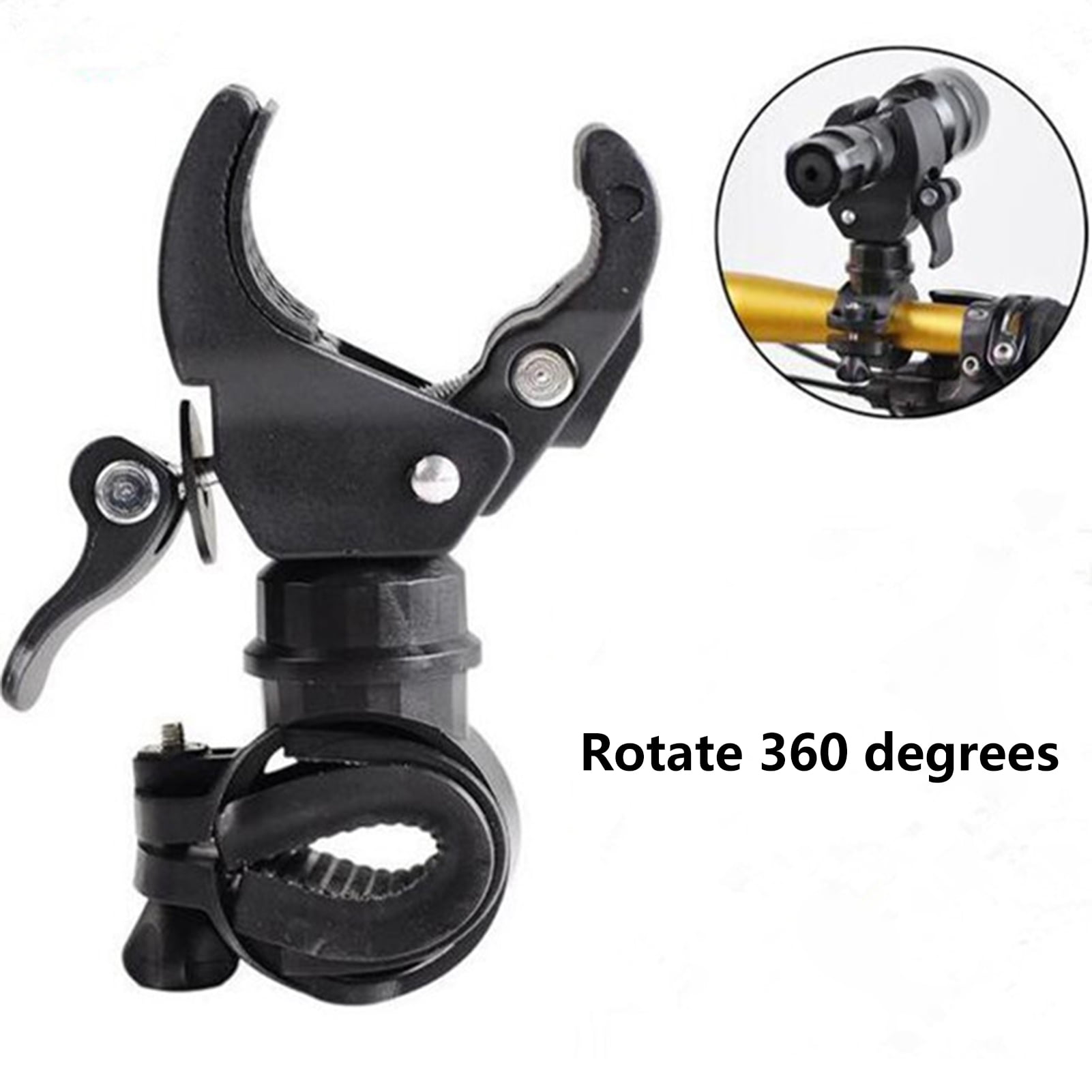 Plastic Bicycle Light Bracket Adjustable High Strength U Shape Design ...