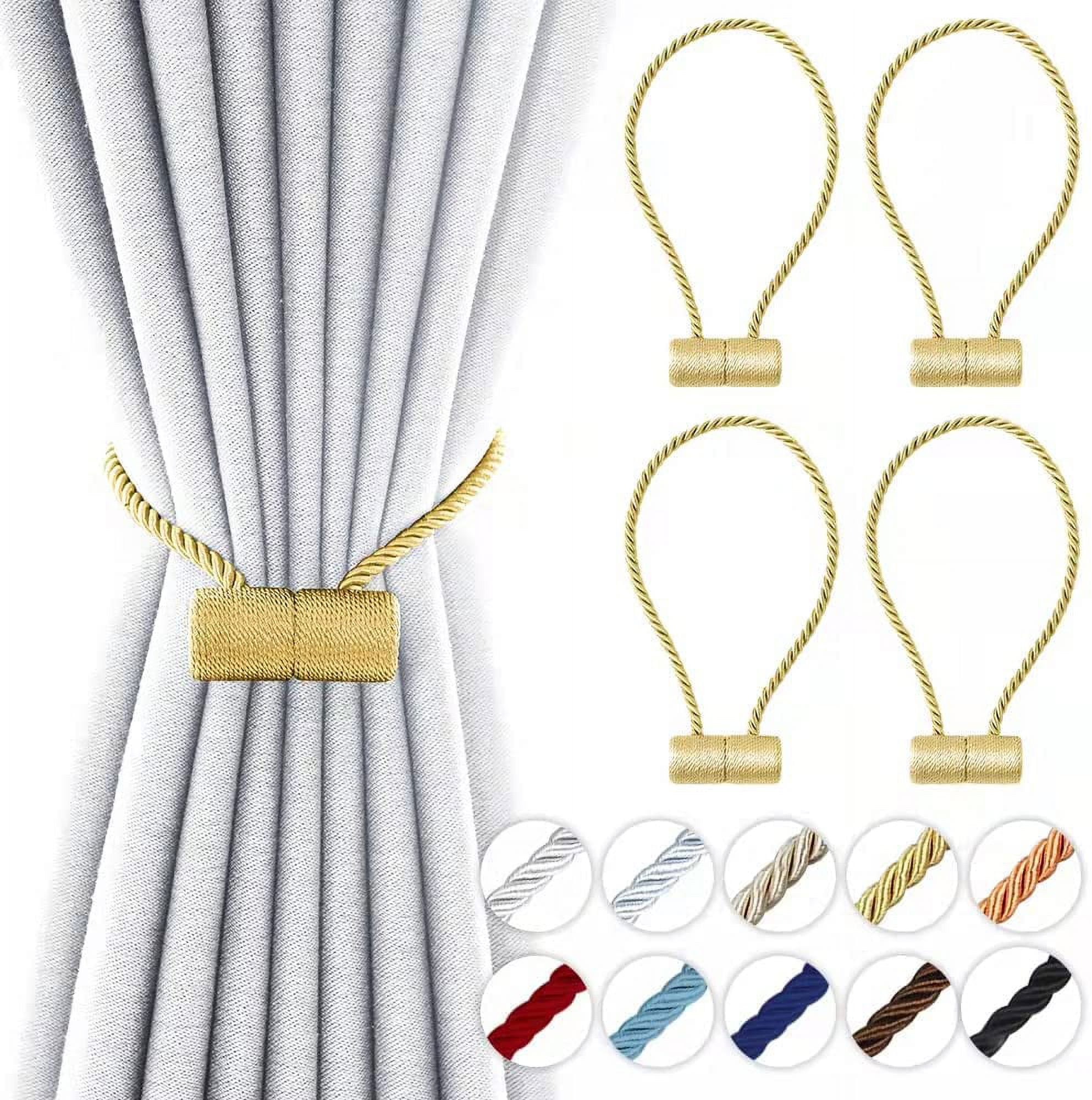 18 Inch Strong Magnetic Curtain Tiebacks, Curtain Holdbacks Modern ...