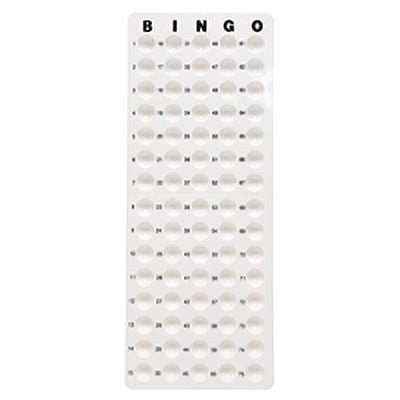 Plastic Bingo Masterboard - 6.75 inches by 17 inches - Walmart.com