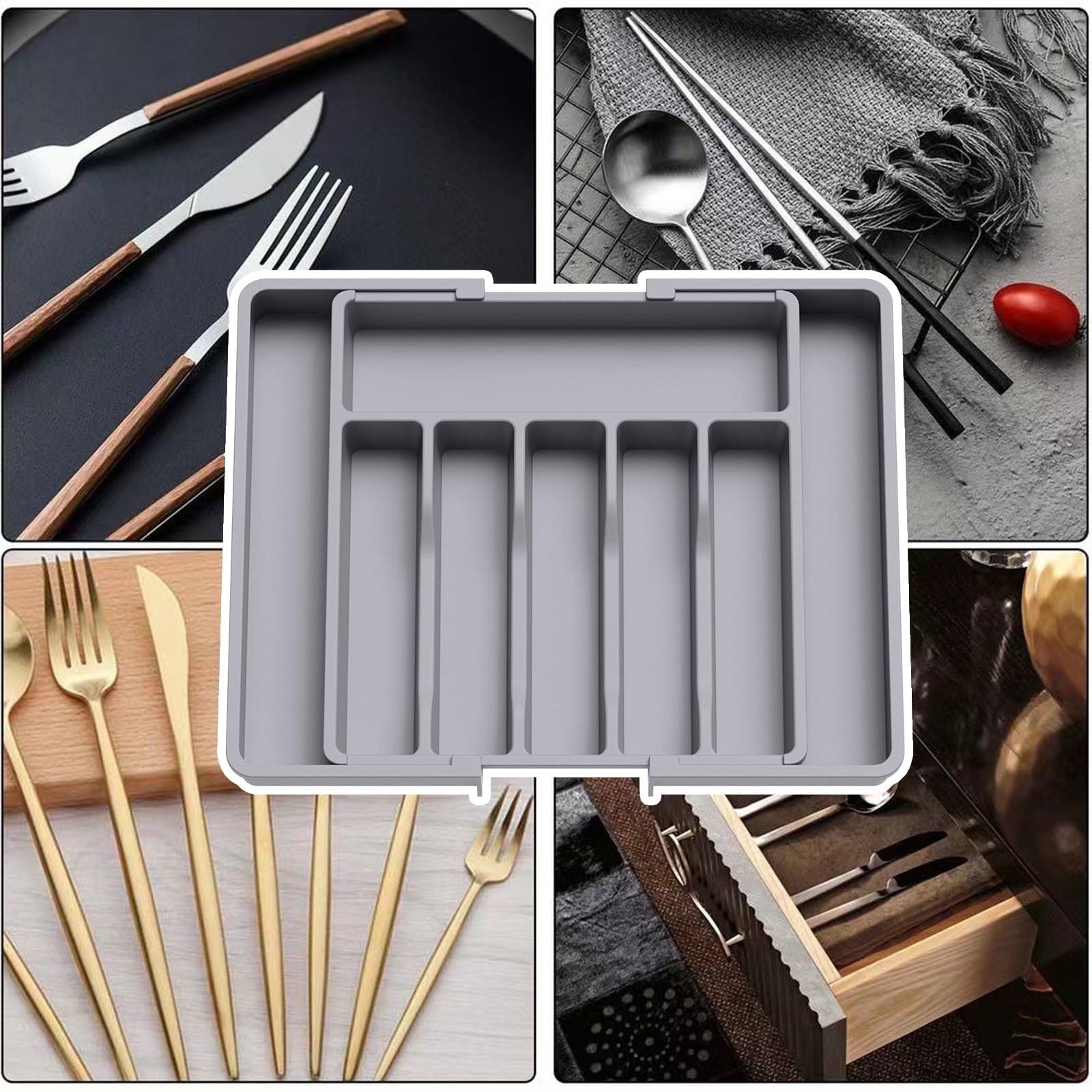 Bins for Storage with Lids Divided Food Storage Containers Sealed ...