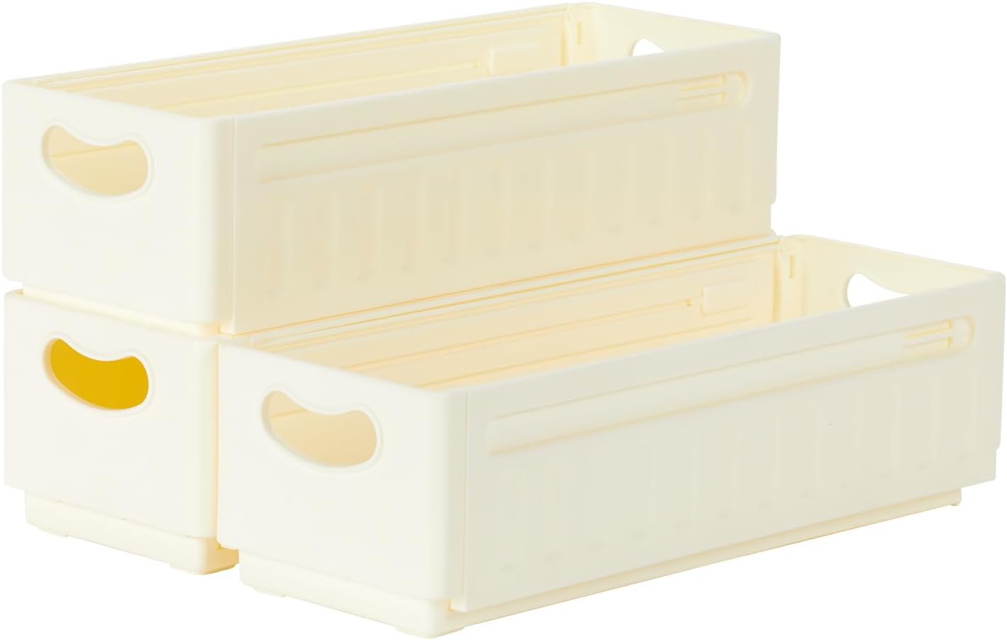 Plastic Bins For Storage Set Of 3 Small Plastic Storage Bins For ...